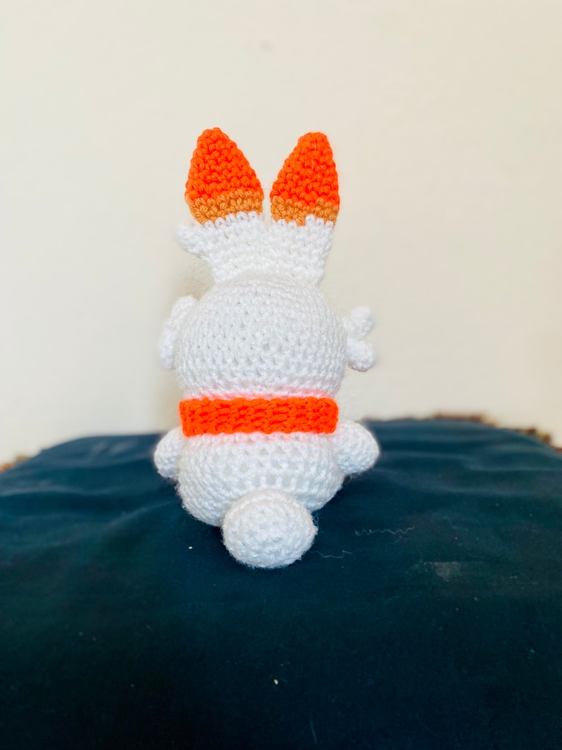 Scorbunny Pokemon Crochet Amigurumi New Fire Starter Pokemon - Etsy