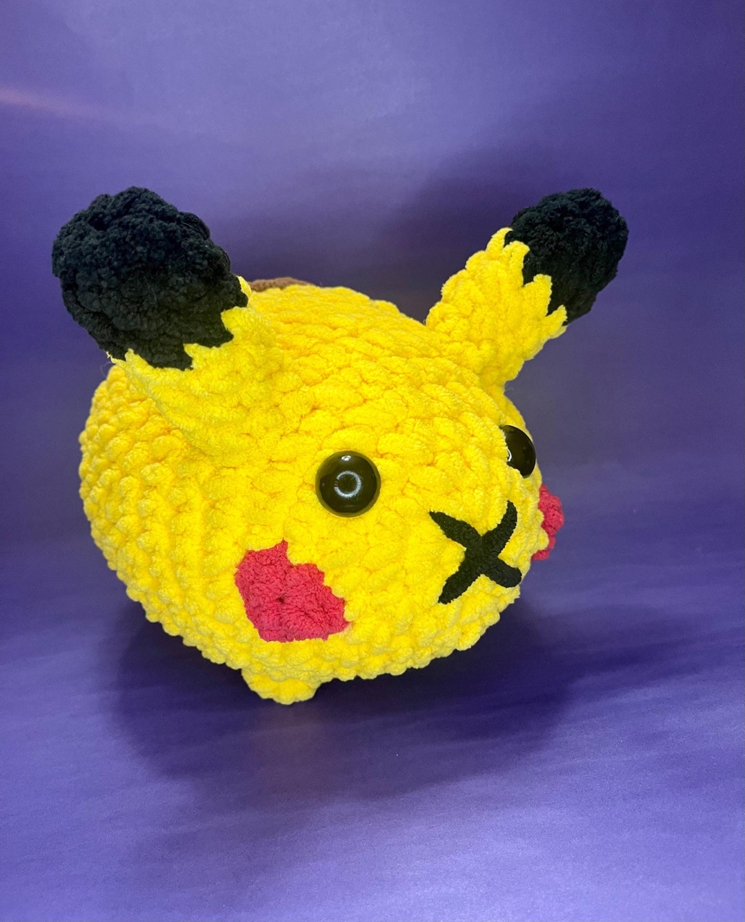 Pikachu Loaf Crochet Pokemon Amigurumi Plushie Cute - Etsy
