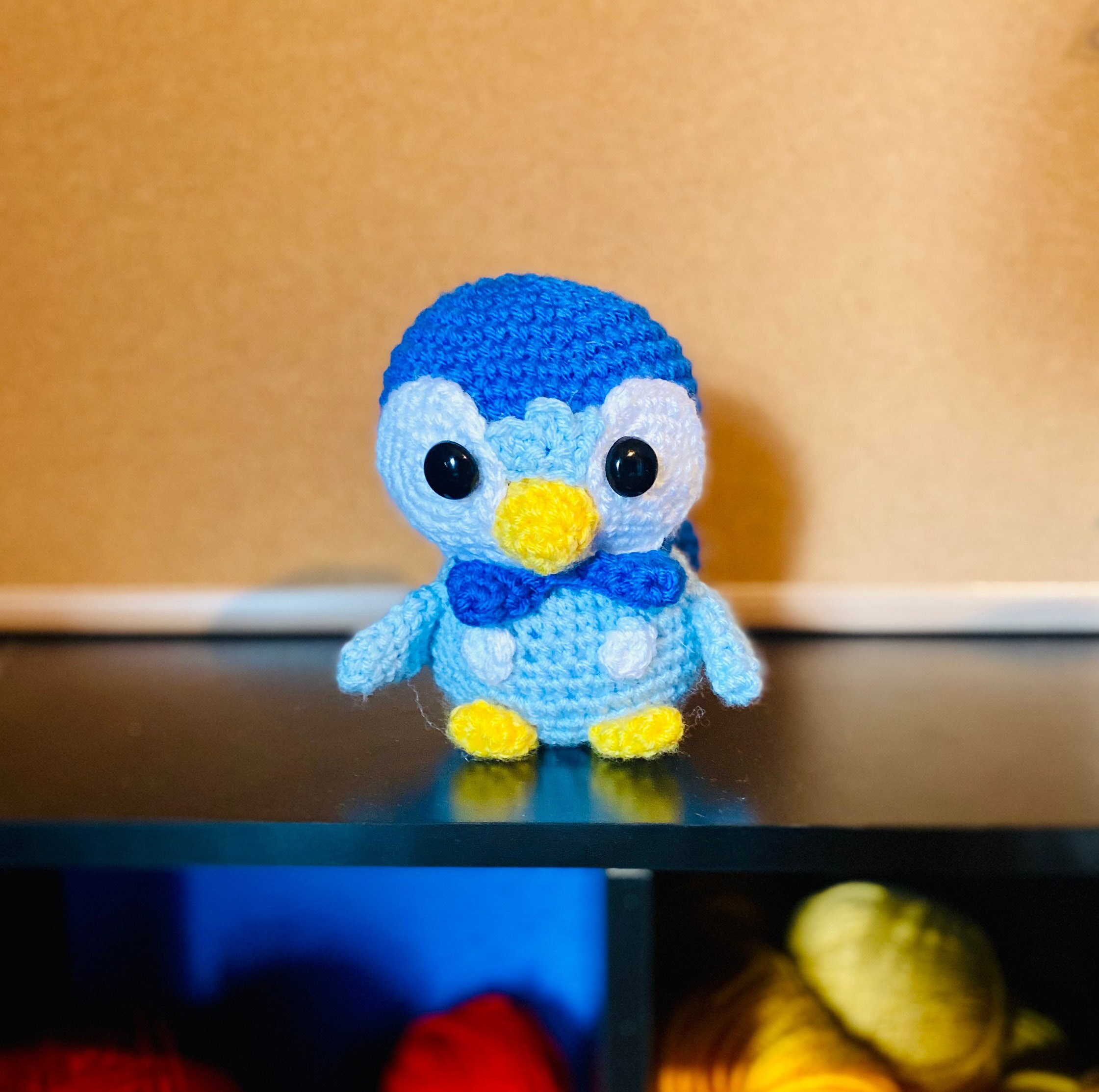Piplup Pokemon Crochet Water Starter Amigurumi - Etsy