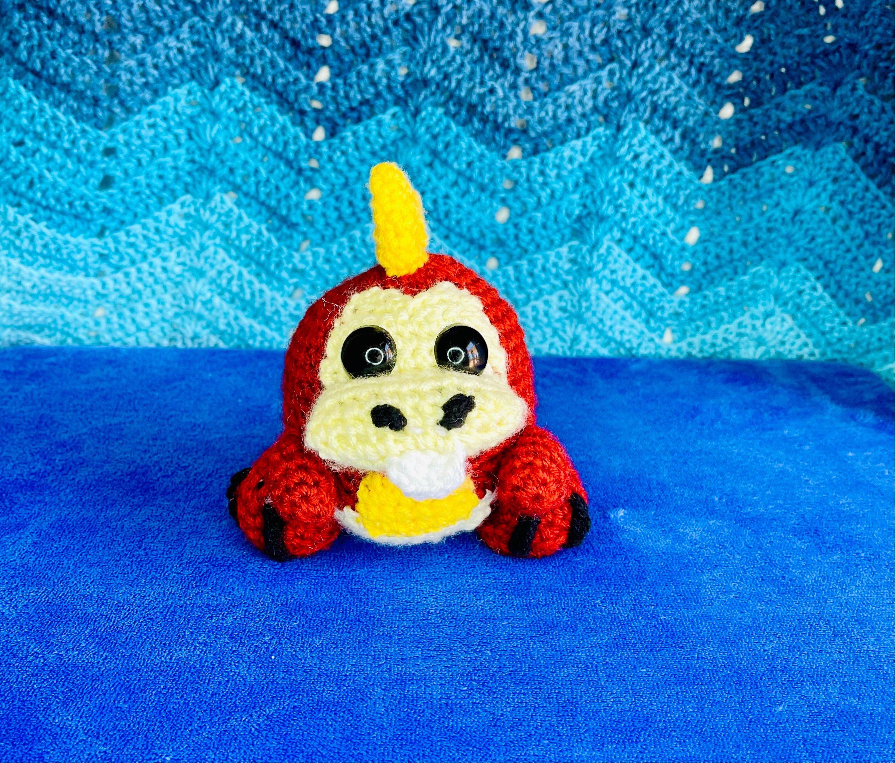Fuecoco Pokemon Crochet Fire Starter Amigurumi - Etsy