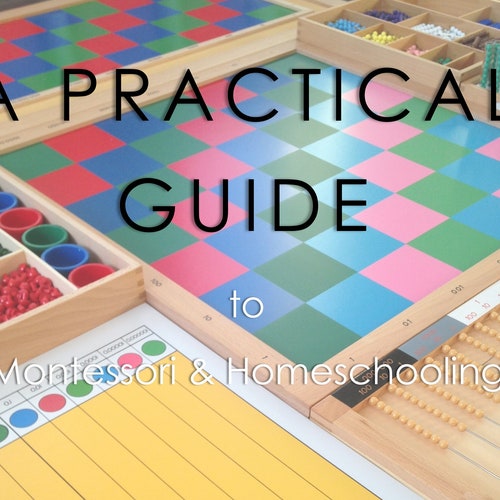 Montessori Elementary Math A Practical Guide to Montessori & - Etsy