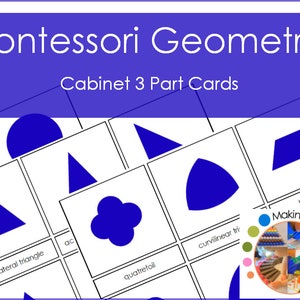 Montessori Geometric Cabinet Collection PDF, Geometry at Home - Etsy
