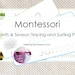 Complete Montessori Seasons & Weather Learning Activity Set PDF - Etsy