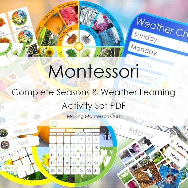 Montessori Weather - Etsy