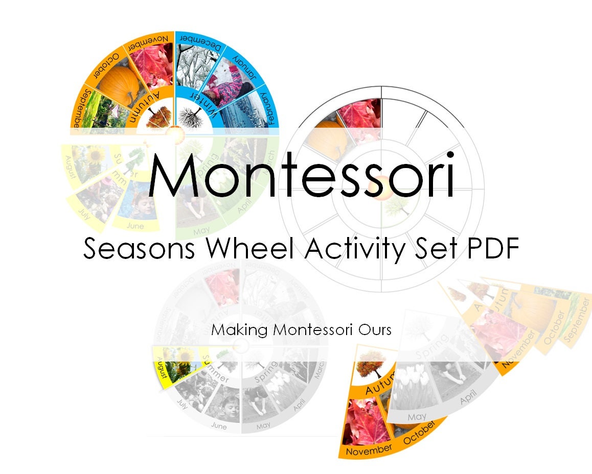 Complete Montessori Seasons & Weather Learning Activity Set PDF - Etsy