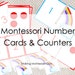 Montessori Number Cards and Counters Set PDF - Etsy