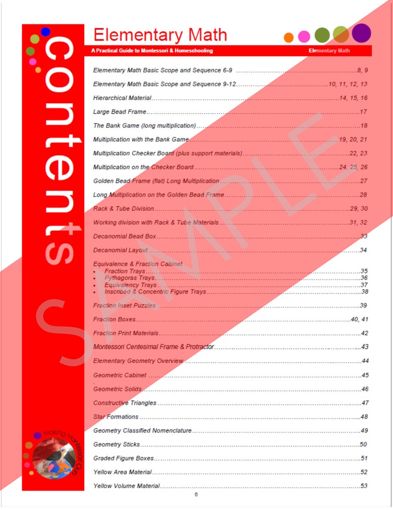 Montessori Elementary Math ~ A Practical Guide to Montessori ...