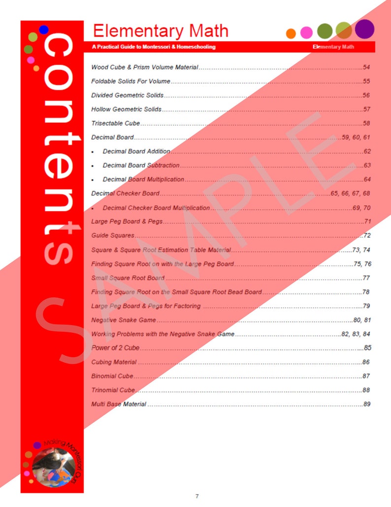 Montessori Elementary Math ~ A Practical Guide to Montessori ...