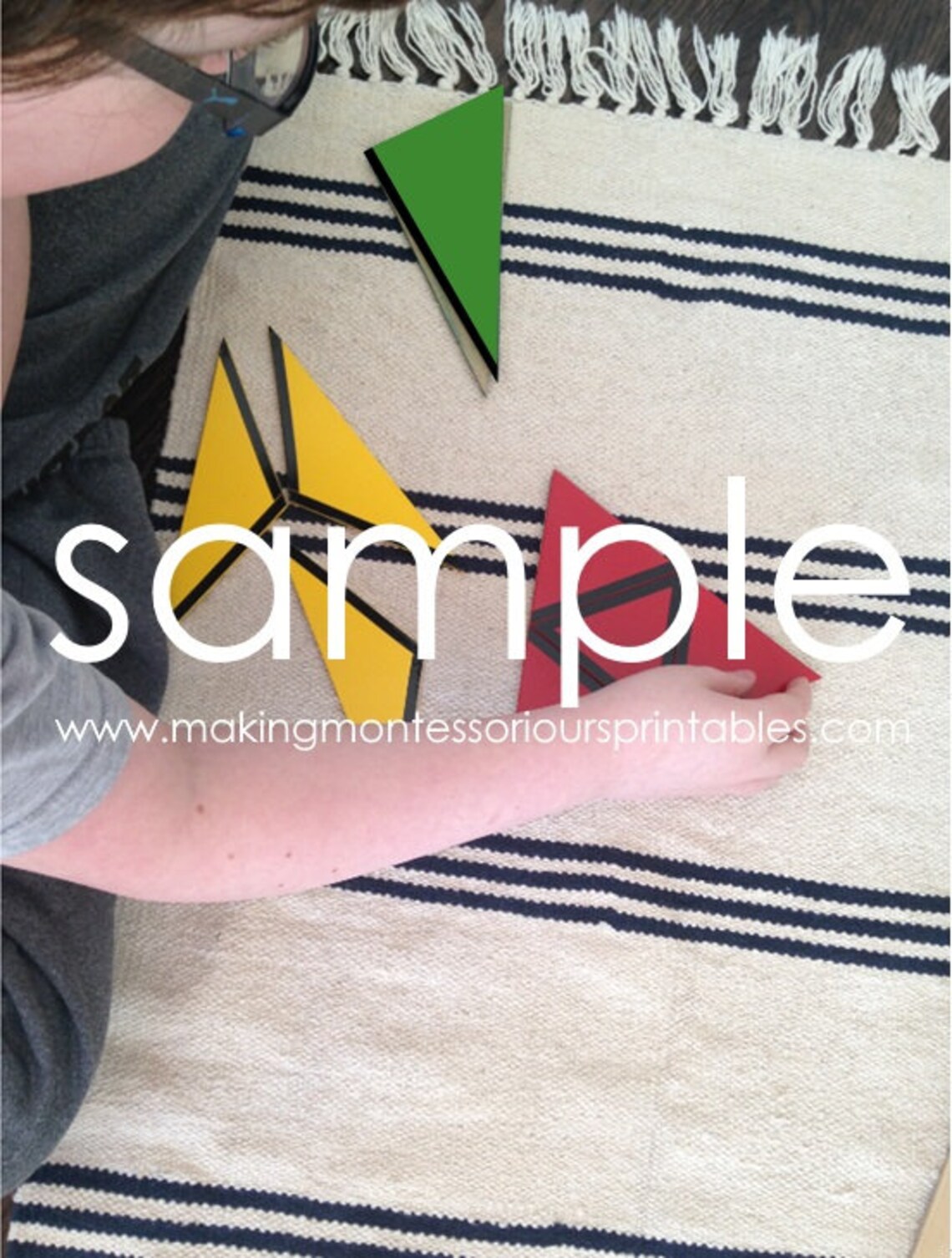 Montessori Geometry Constructive Triangles Collection PDF, 6 Box Files ...