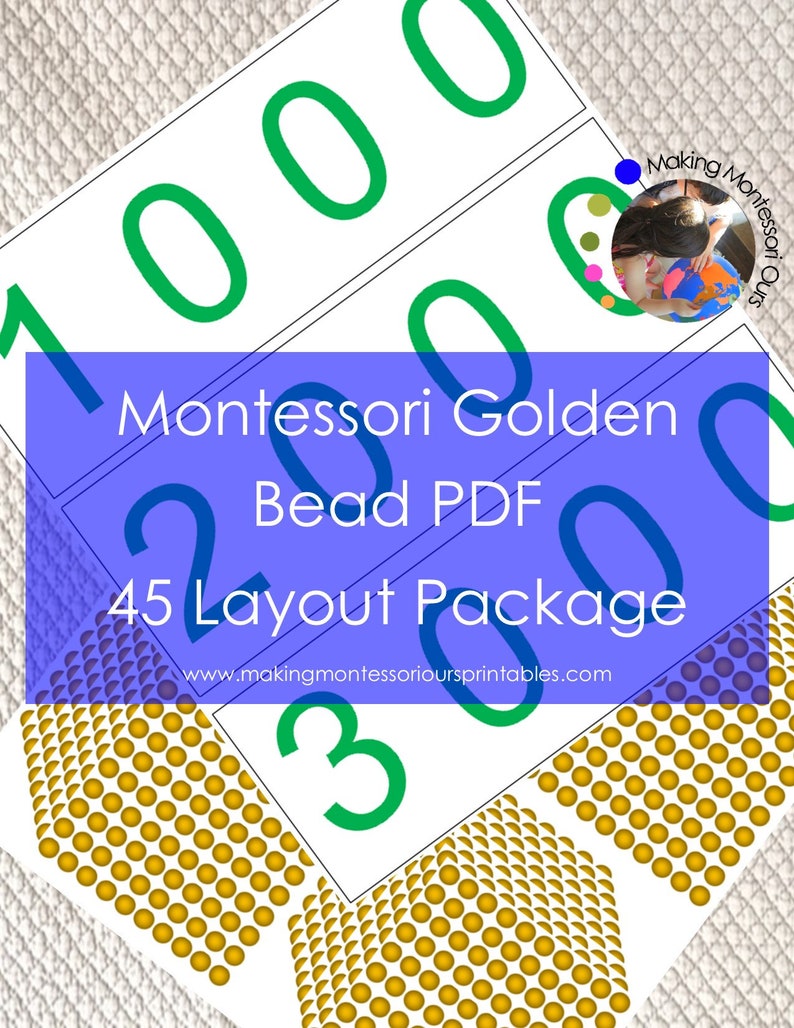 Montessori 45 Layout PDF/ Early Math/ Montessori Place Value - Etsy