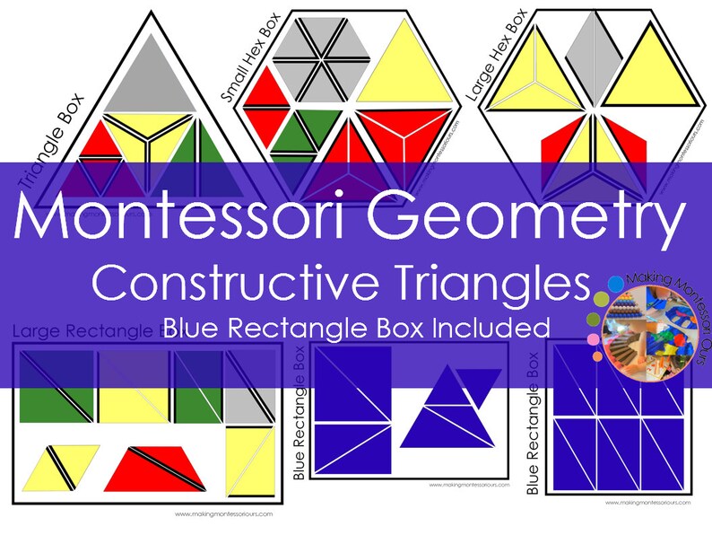 Montessori Geometry Collection PDF, Elementary Study Materials - Etsy