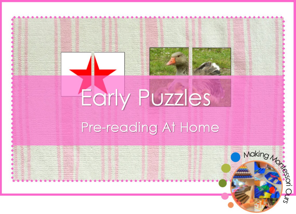 Montessori Pre-reading Package /resources for Reading Preparation PDF ...