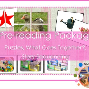 Montessori Pre-reading Package /resources for Reading Preparation PDF ...