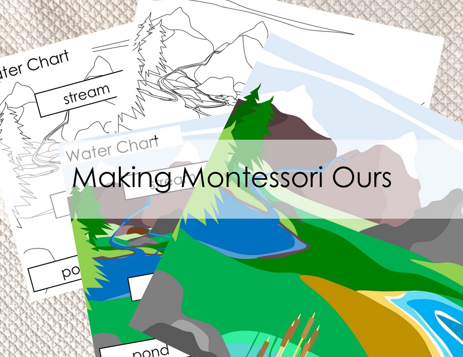 Montessori Water Charts and Materials Package PDF, Common Waterway ...