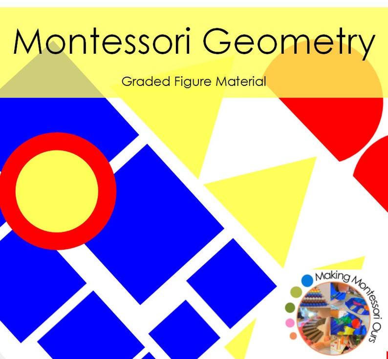Montessori Geometry Collection PDF, Elementary Study Materials - Etsy