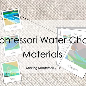 Montessori Water Charts and Materials Package PDF, Common Waterway ...