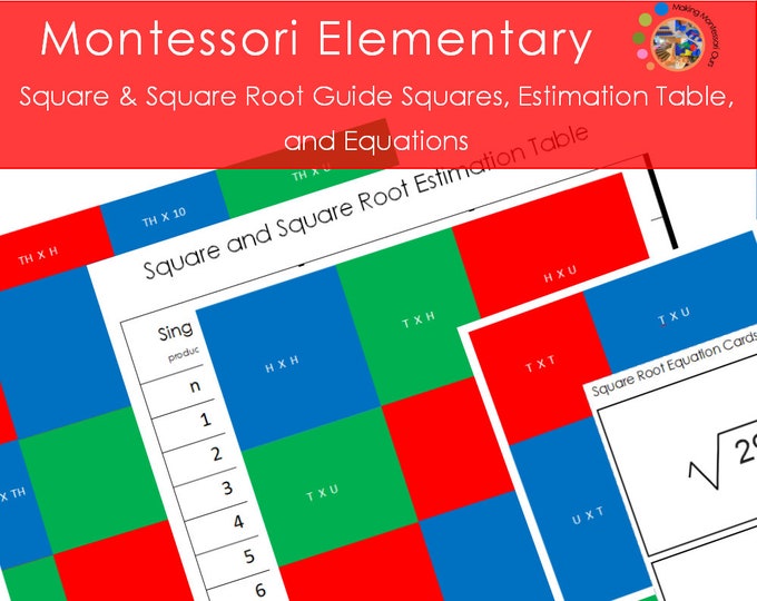 Montessori Test Tube Division Package, Long Division (PDF) - Etsy Canada