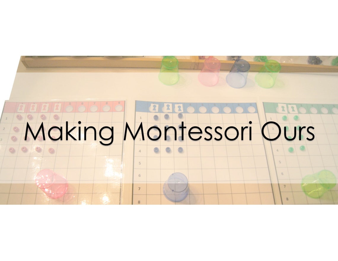 Montessori Test Tube Division Package Long Division PDF - Etsy Canada