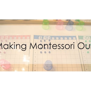Montessori Test Tube Division Package, Long Division PDF , Test Tube ...