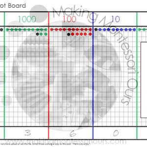 Montessori Dot Board Package PDF /advanced Addition Practice Board ...