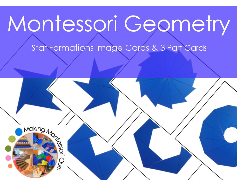Montessori Geometry Collection PDF, Elementary Study Materials - Etsy