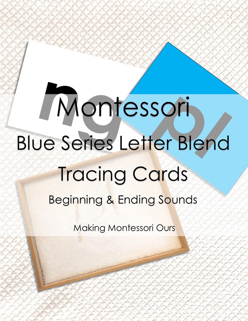 Montessori Pink Blue & Green Series Sandpaper Letter Tracing - Etsy Canada