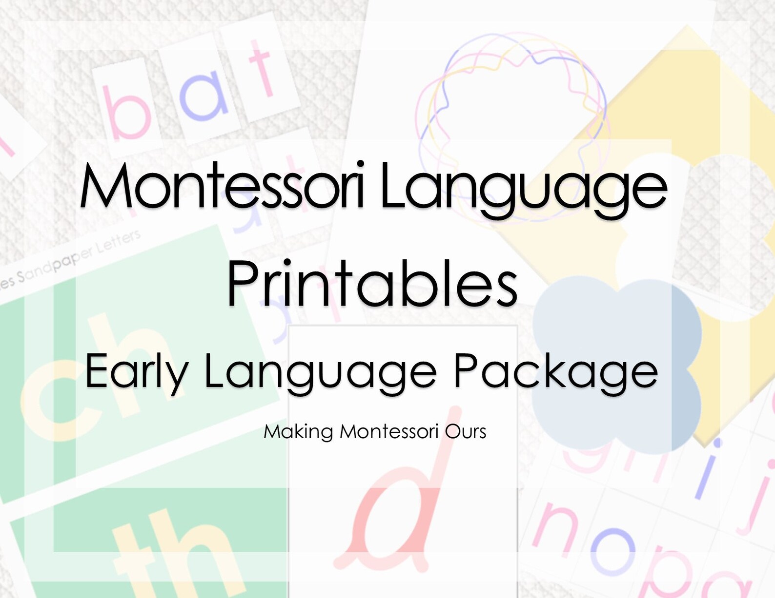 Montessori Early Writing Letter Sounds and Spelling - Etsy Canada