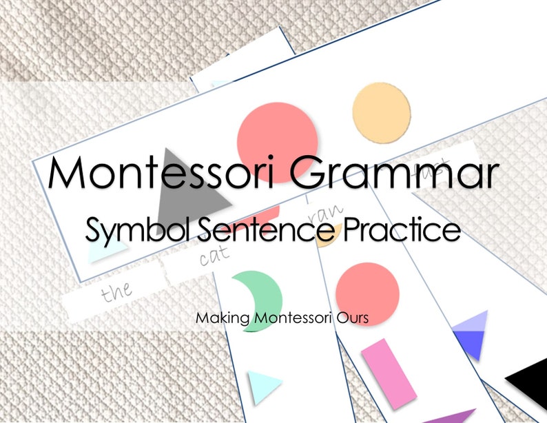 Grammar Presentation Charts & Symbol Sentence Practice Strips PDF - Etsy