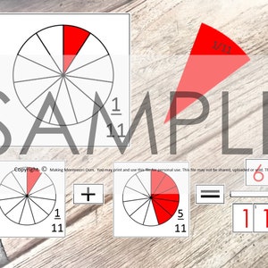 Montessori Complete Fraction Learning Package PDF/ Early Fractions ...