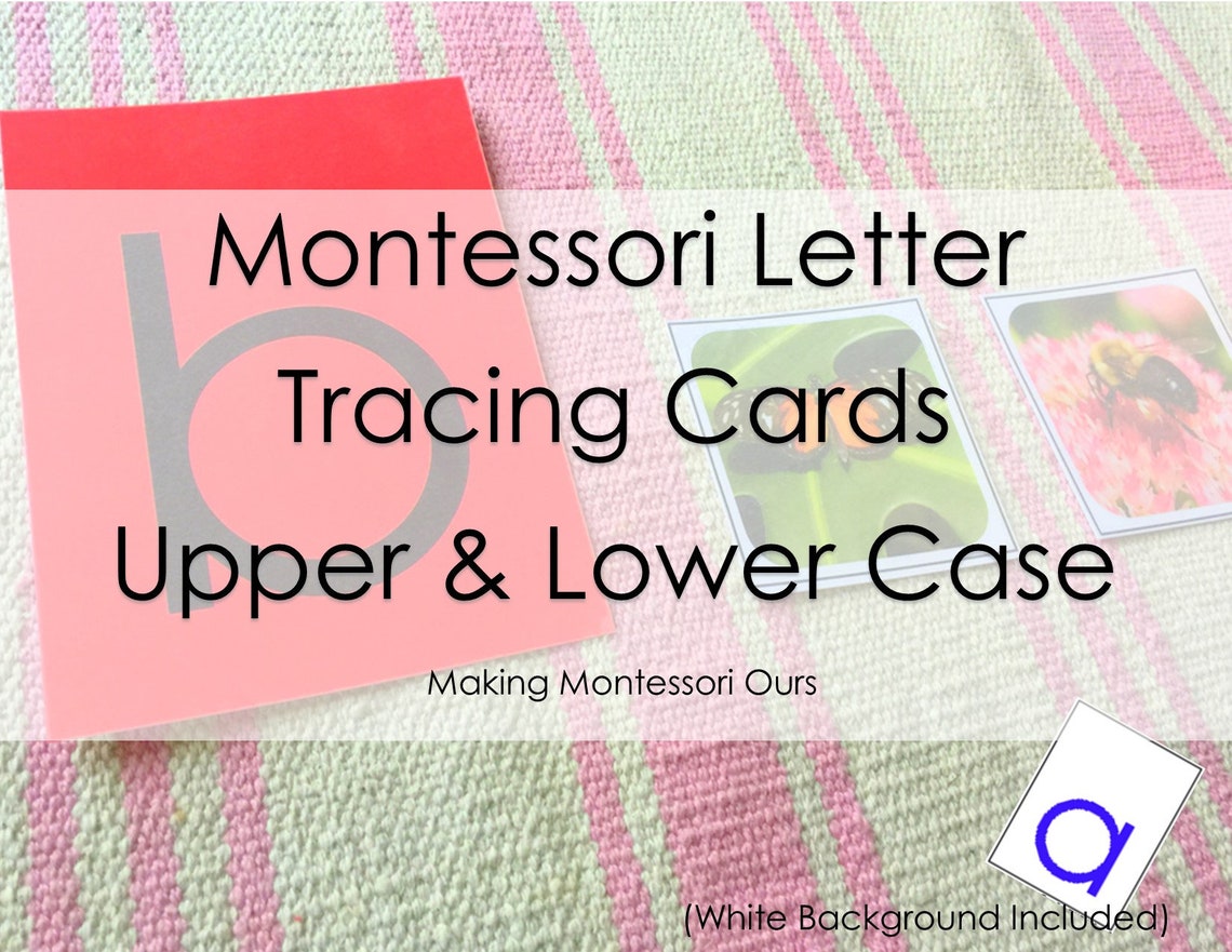 Montessori Pink Blue & Green Series Sandpaper Letter Tracing - Etsy Canada