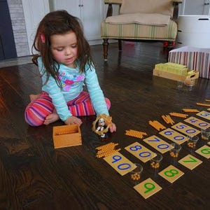 Montessori 45 Layout PDF/ Early Math/ Montessori Place Value, Large ...