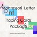 Montessori Pink, Blue & Green Series Sandpaper Letter Tracing Print ...