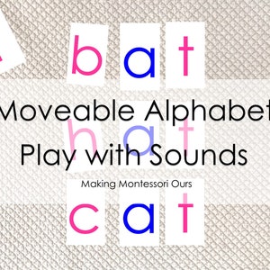 Montessori Early Writing, Letter Sounds, and Spelling - Learning ...