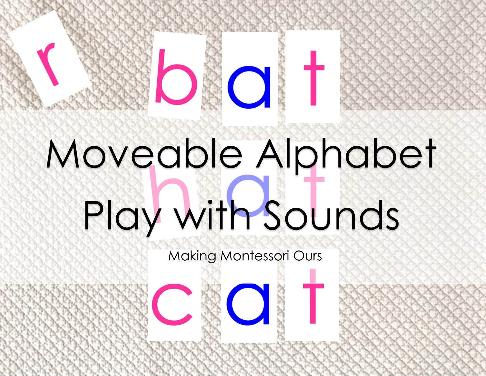 Montessori Early Writing Letter Sounds and Spelling - Etsy Canada