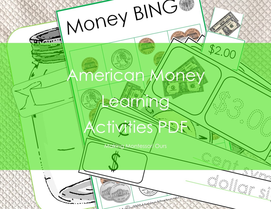 Montessori Money Learning Printable Package /early Learning | Etsy