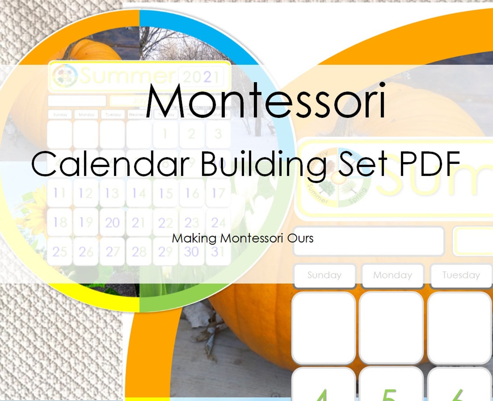 Complete Montessori Seasons & Weather Learning Activity Set - Etsy