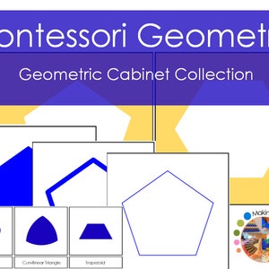 Montessori Geometric Cabinet Collection PDF, Geometry at Home - Etsy