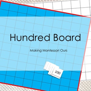 Montessori Hundreds Board & Number Tiles PDF, Learn to Count and ...