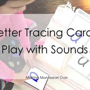 Montessori Pink, Blue & Green Series Sandpaper Letter Tracing Print ...