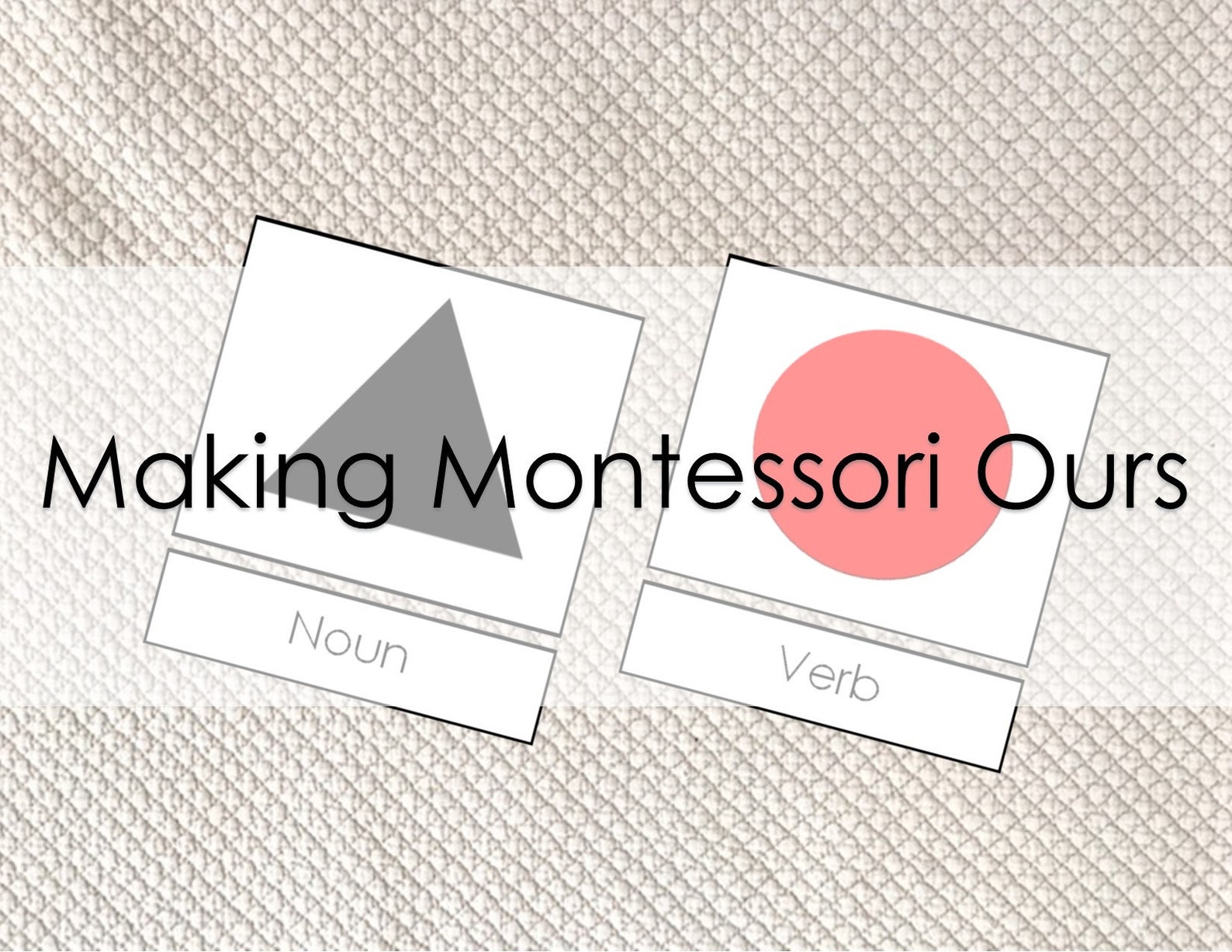 Montessori Grammar Symbol 3 Part Cards & Definitions PDF - Etsy Canada