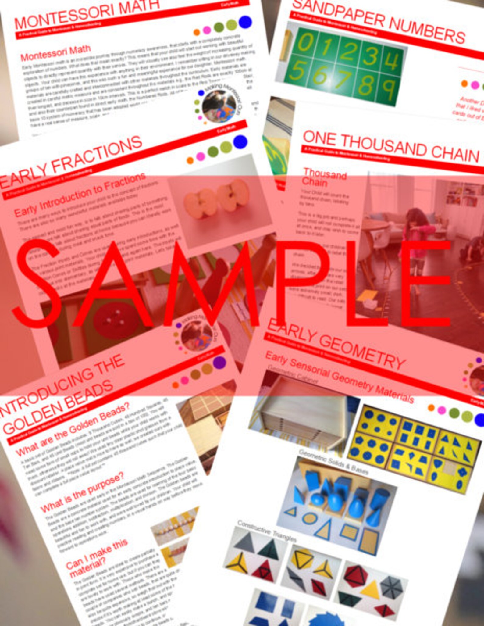 Montessori Early Math A Practical Guide to Montessori & Homeschooling ...