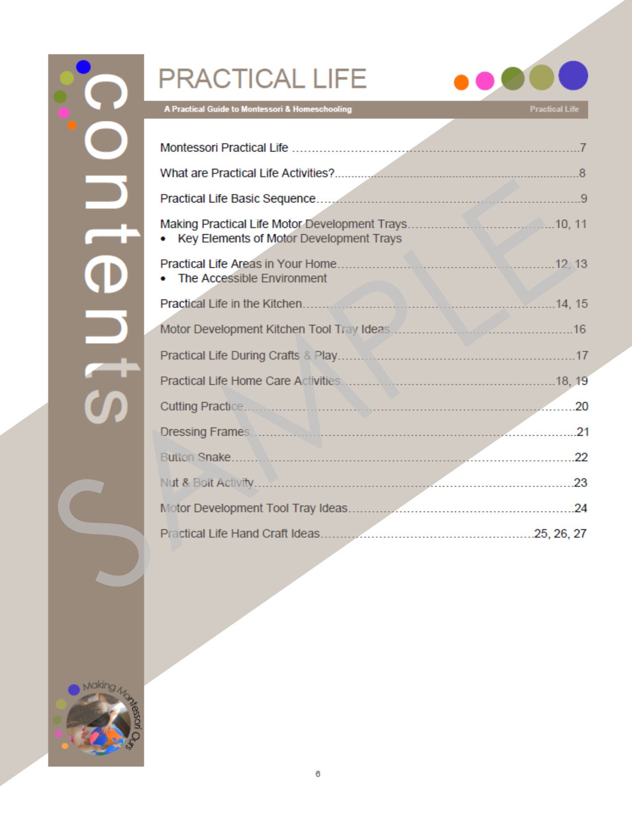 Montessori Practical Life ~ A Practical Guide to Montessori ...