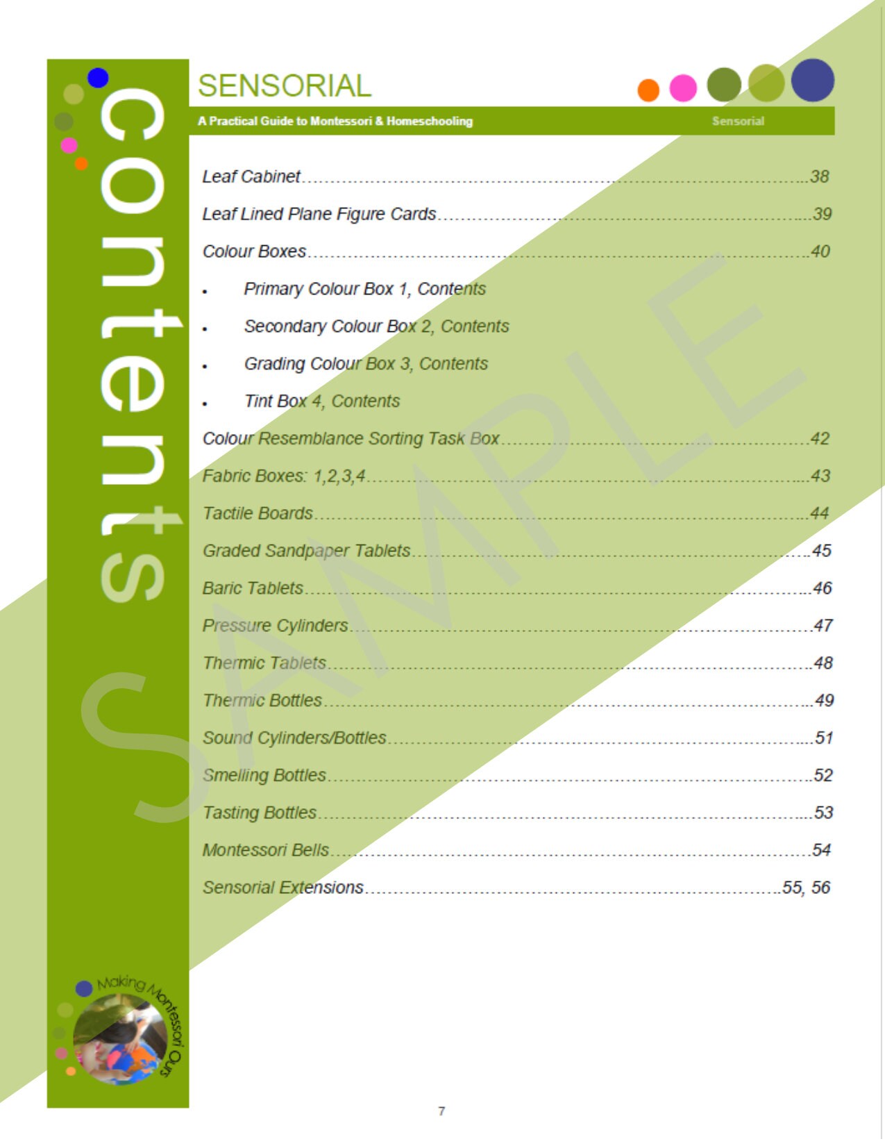 Montessori Sensorial ~ A Practical Guide to Montessori & Homeschooling ...