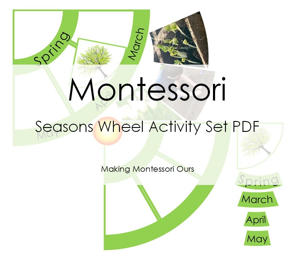 Complete Montessori Seasons & Weather Learning Activity Set PDF - Etsy