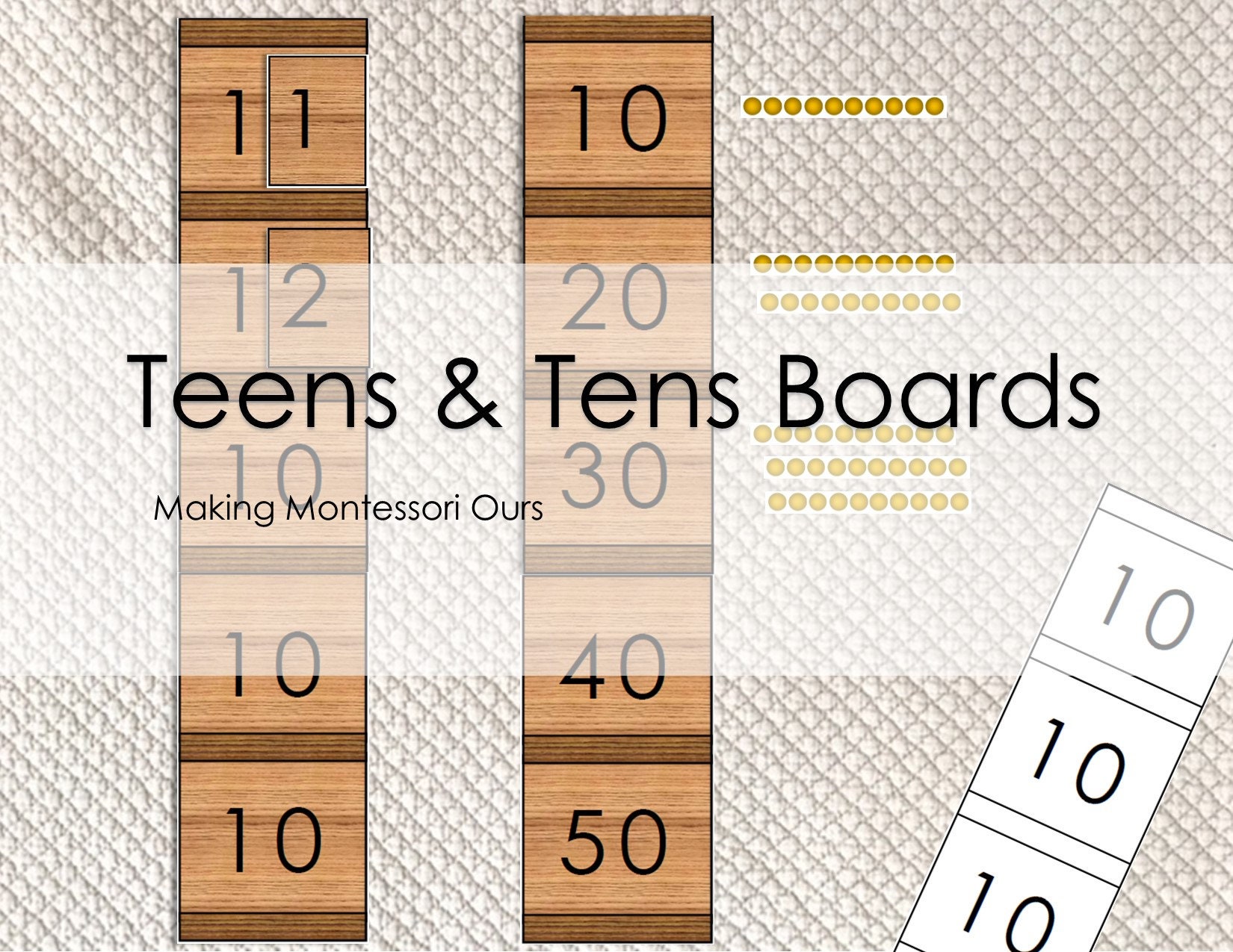 Montessori Early Math Learning Package Printable PDF - Etsy