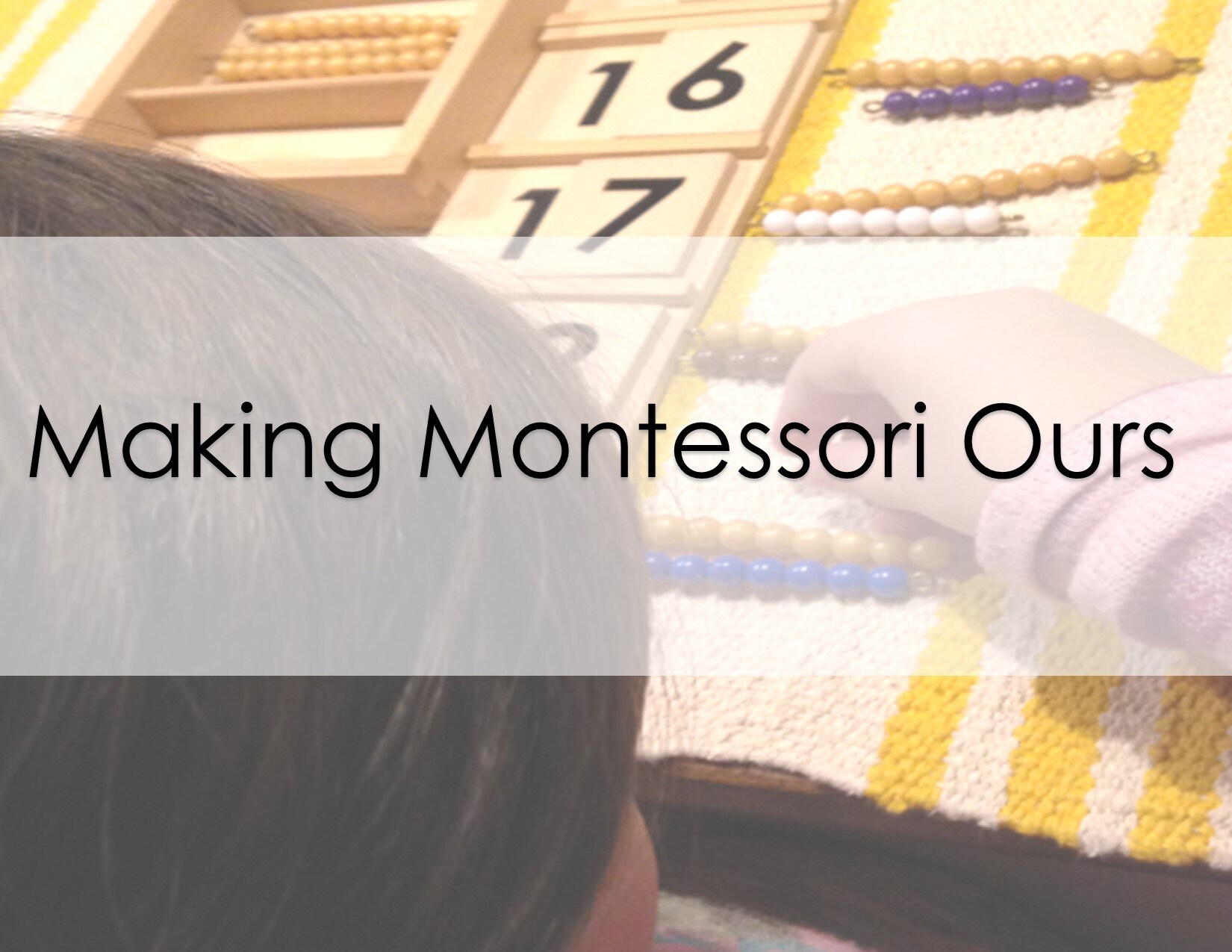 Montessori Early Math A Practical Guide to Montessori & Homeschooling ...