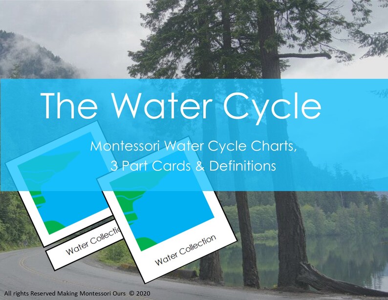Montessori Water Cycle Learning Package PDF - Etsy Canada
