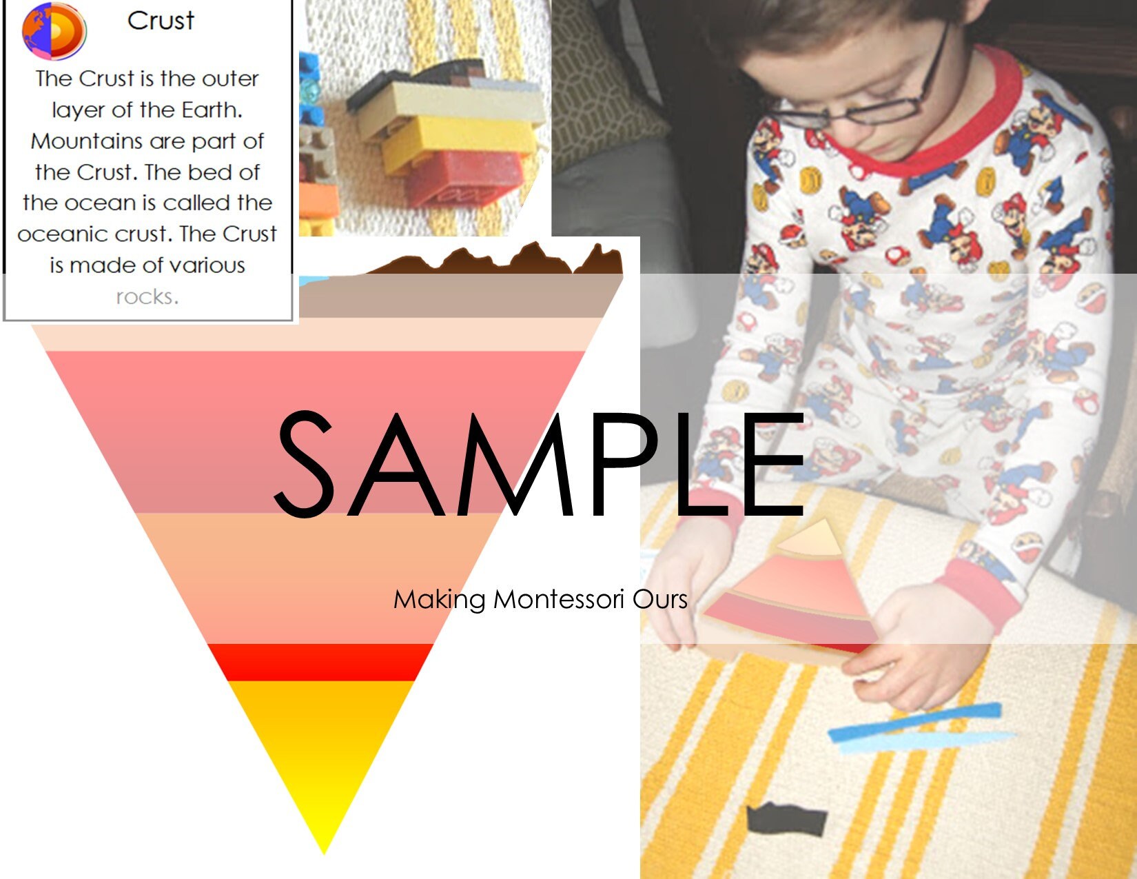 Montessori Layers of the Earth Package PDF - Etsy