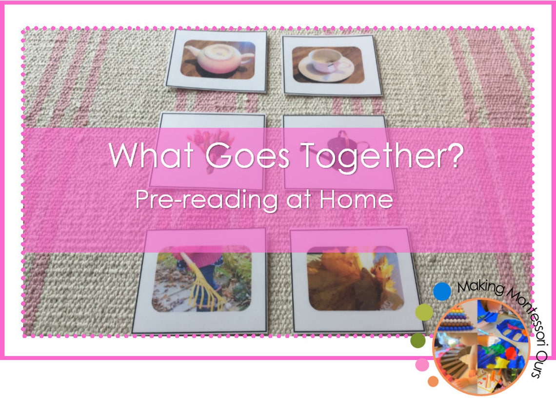 Montessori Pre-reading Package /resources for Reading Preparation PDF ...