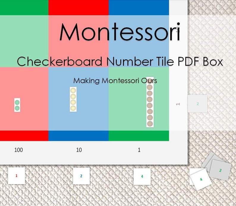 Montessori Decimal Board Package PDF - Etsy Canada